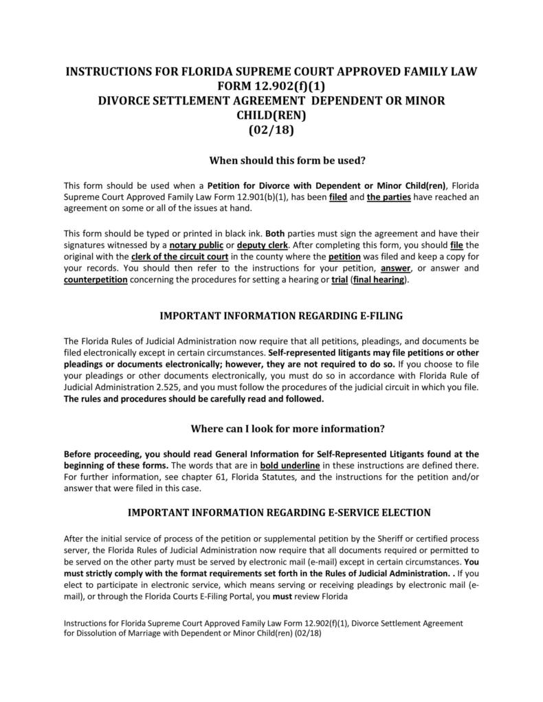 42 Printable Divorce Agreement Templates [Word]