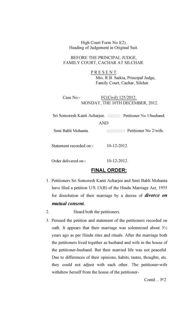 42 Printable Divorce Agreement Templates [Word]