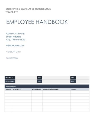 42 Best Employee Handbook Templates & Examples ᐅ TemplateLab