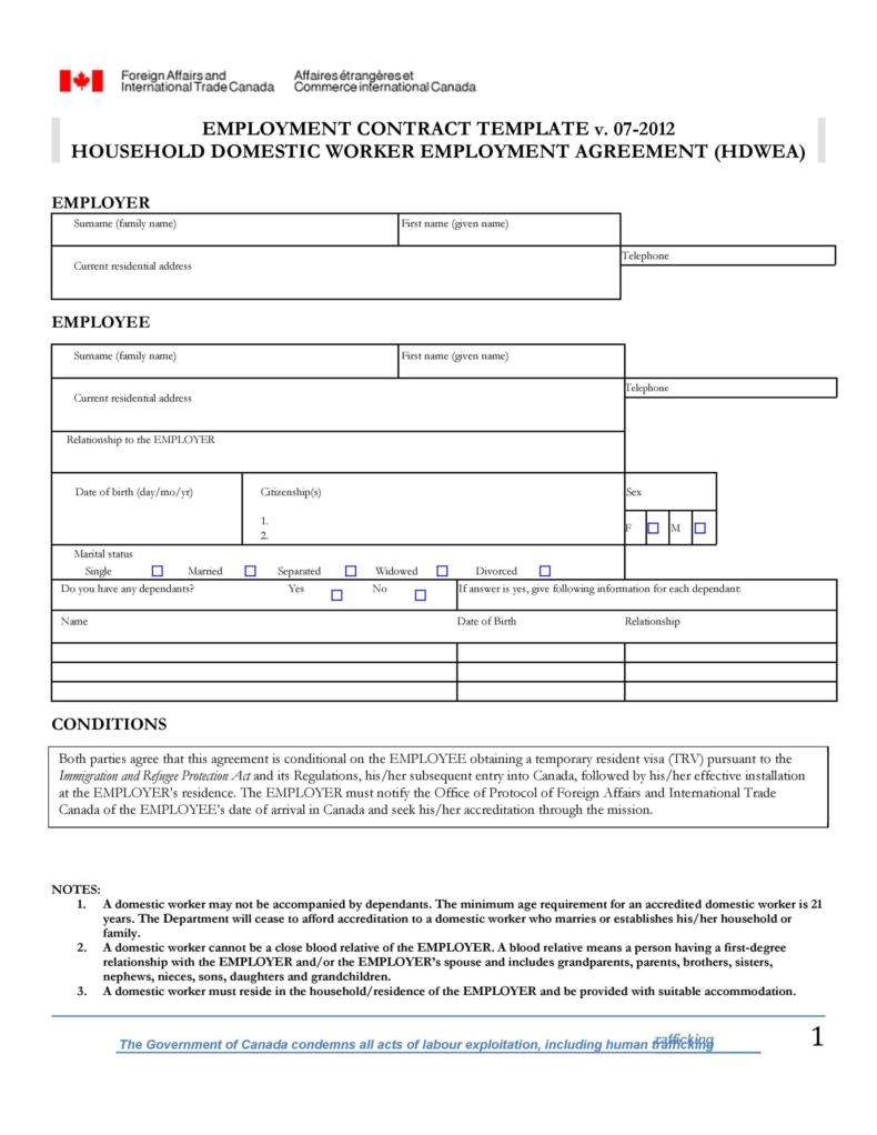 50 Ready-to-use Employment Contracts (Samples & Templates) ᐅ