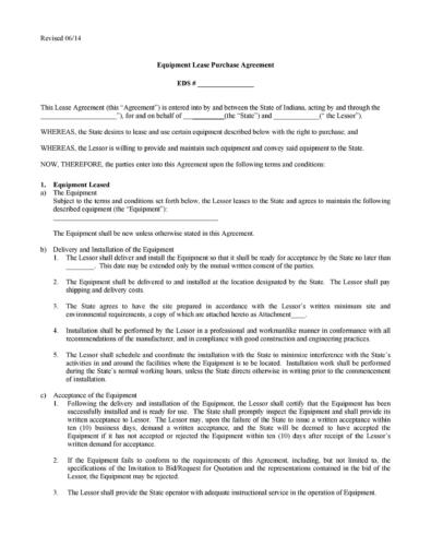 44 Simple Equipment Lease Agreement Templates [Word, PDF]