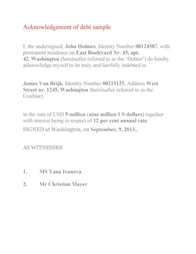 41 Free IOU Templates (I Owe You) ᐅ TemplateLab