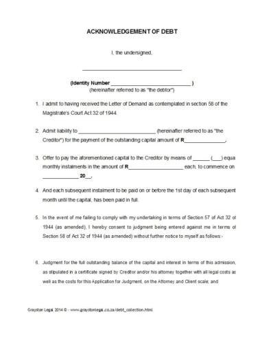 41 Free IOU Templates (I Owe You) ᐅ TemplateLab