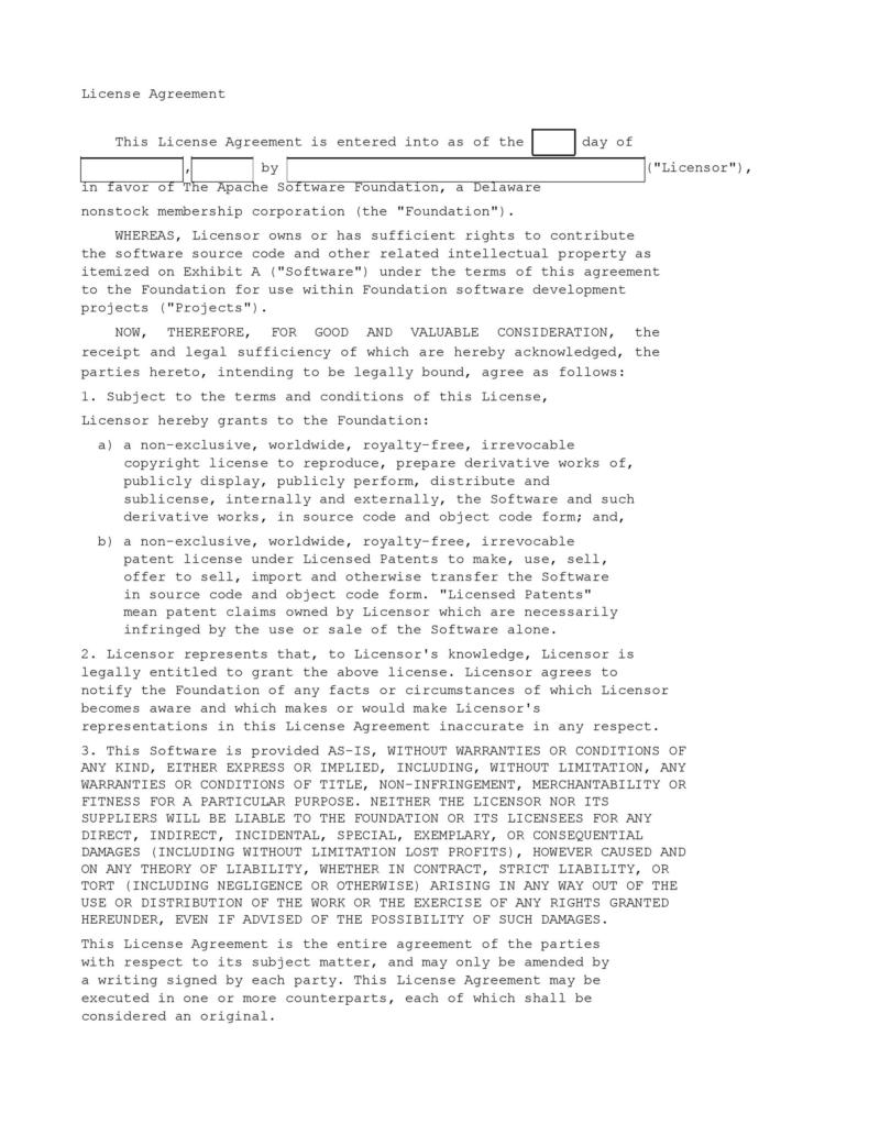 50 Professional License Agreement Templates ᐅ TemplateLab