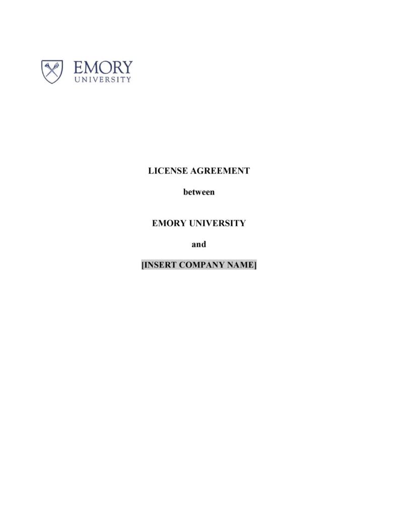 50 Professional License Agreement Templates ᐅ TemplateLab