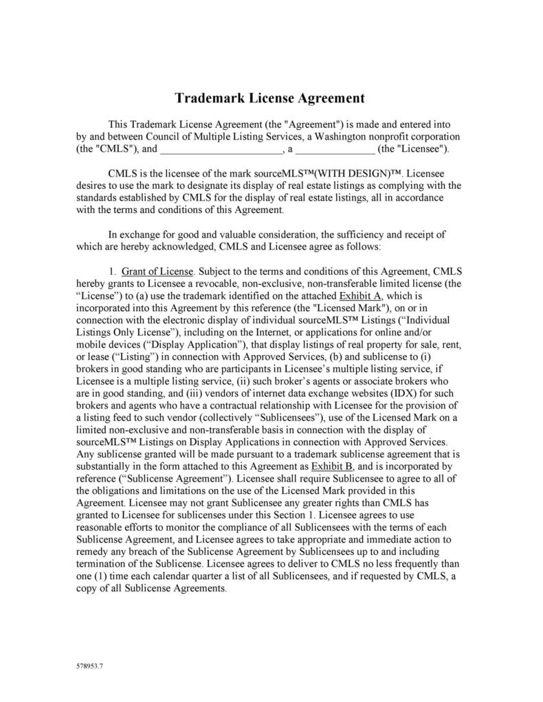 50 Professional License Agreement Templates ᐅ TemplateLab