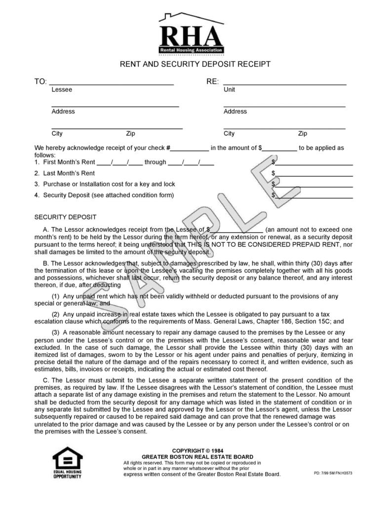 49 Printable Rent Receipts (Free Templates) ᐅ TemplateLab