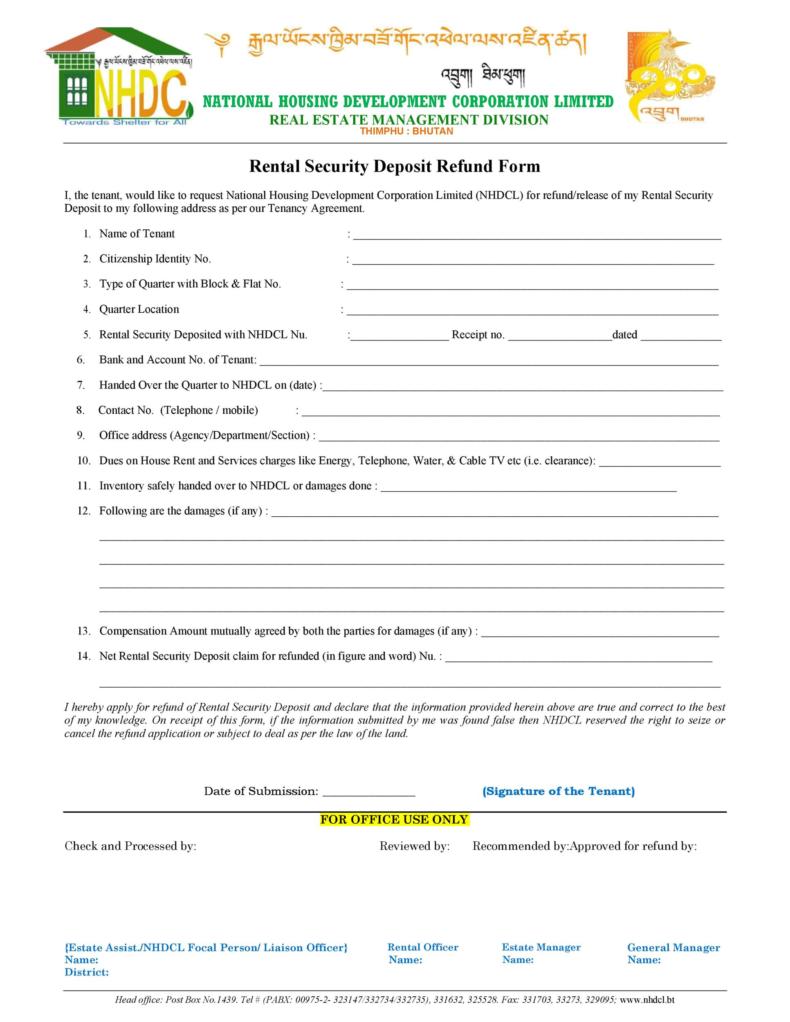 50 Effective Security Deposit Return Letters [MS Word] ᐅ TemplateLab