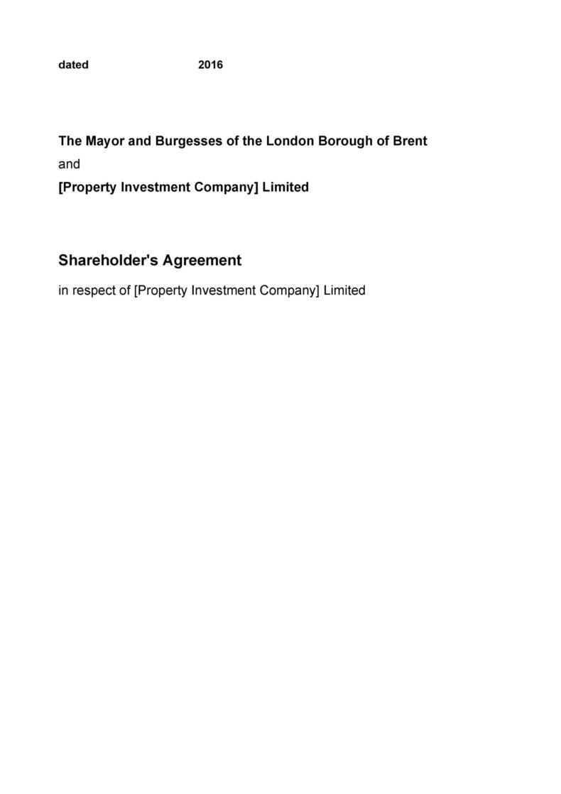 50 Best Shareholder Agreement Templates (& Samples) ᐅ TemplateLab