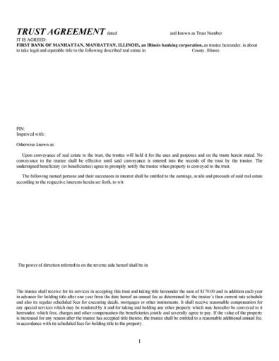 50 Professional Trust Agreement Templates [& Forms] ᐅ TemplateLab