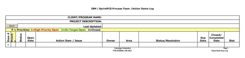 49 Great Action Item Templates (MS Word & Excel) ᐅ TemplateLab