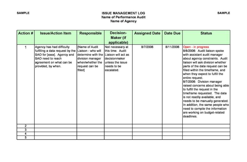 49 Great Action Item Templates (MS Word & Excel) ᐅ TemplateLab