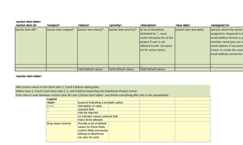 49 Great Action Item Templates (MS Word & Excel) ᐅ TemplateLab
