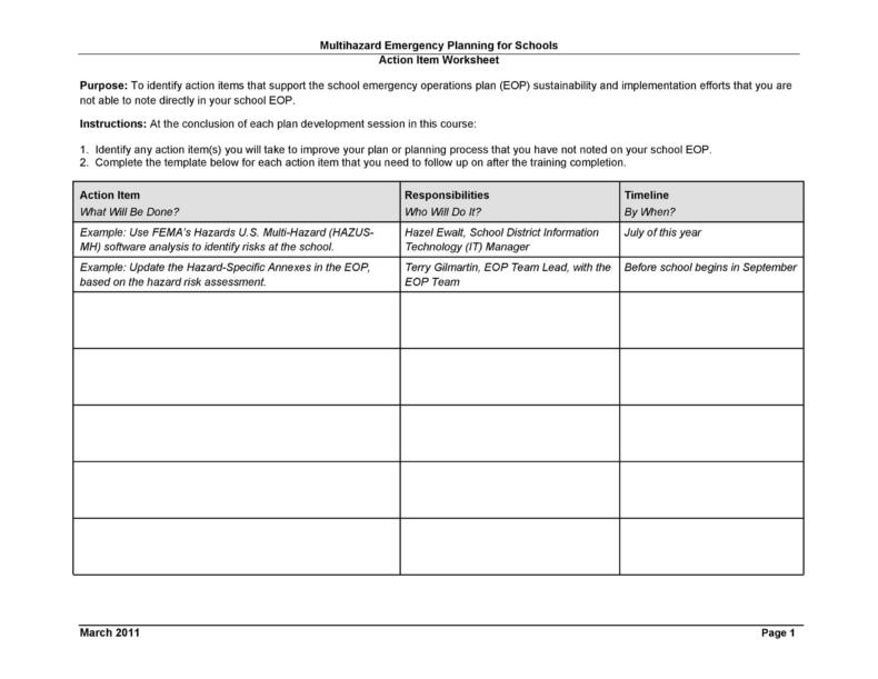 49 Great Action Item Templates (MS Word & Excel) ᐅ TemplateLab