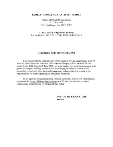 50 Free Audit Report Templates (Internal Audit Reports) ᐅ TemplateLab