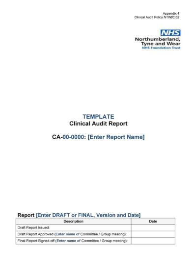 50 Free Audit Report Templates (Internal Audit Reports) ᐅ TemplateLab