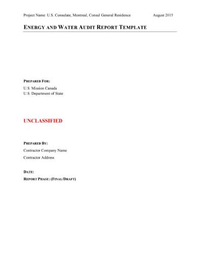 50 Free Audit Report Templates (Internal Audit Reports) ᐅ TemplateLab