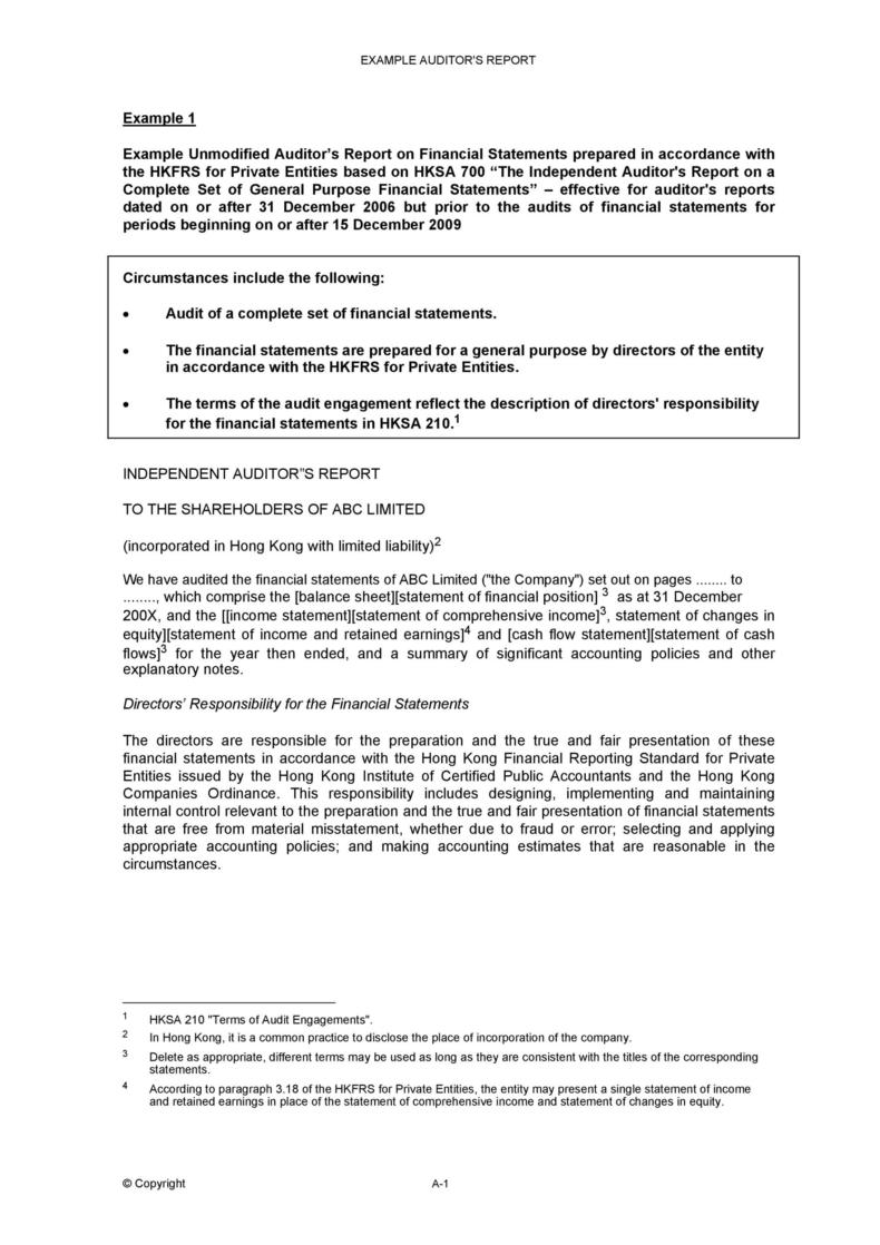 50 Free Audit Report Templates (Internal Audit Reports) ᐅ TemplateLab