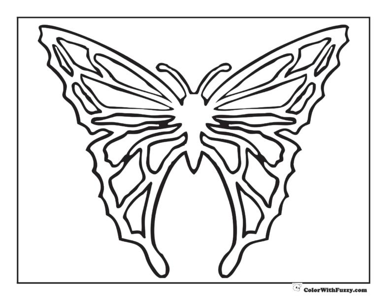 50 Printable & Cut Out Butterfly Templates 🦋 ᐅ TemplateLab