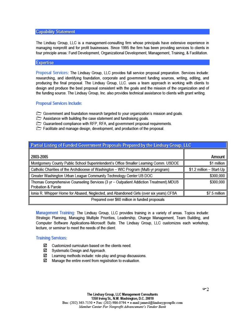 42 Effective Capability Statement Templates (+ Examples)