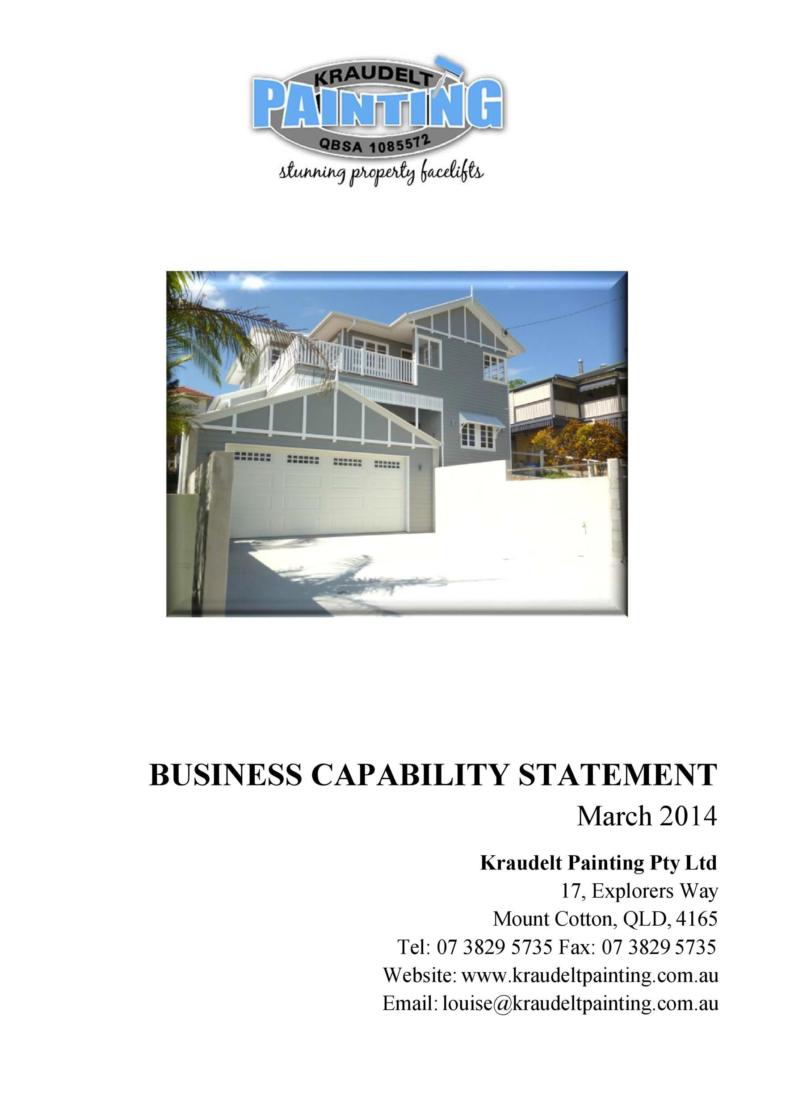 42 Effective Capability Statement Templates (+ Examples)