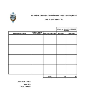 50 FREE Customer List Templates (Excel & Word) ᐅ TemplateLab