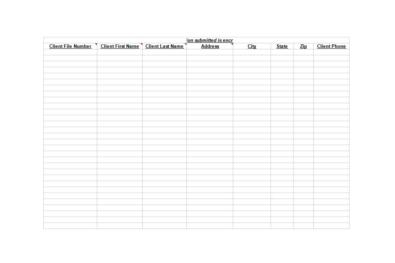 50 FREE Customer List Templates (Excel & Word) ᐅ TemplateLab