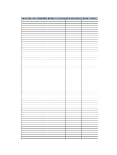 50 FREE Customer List Templates (Excel & Word) ᐅ TemplateLab