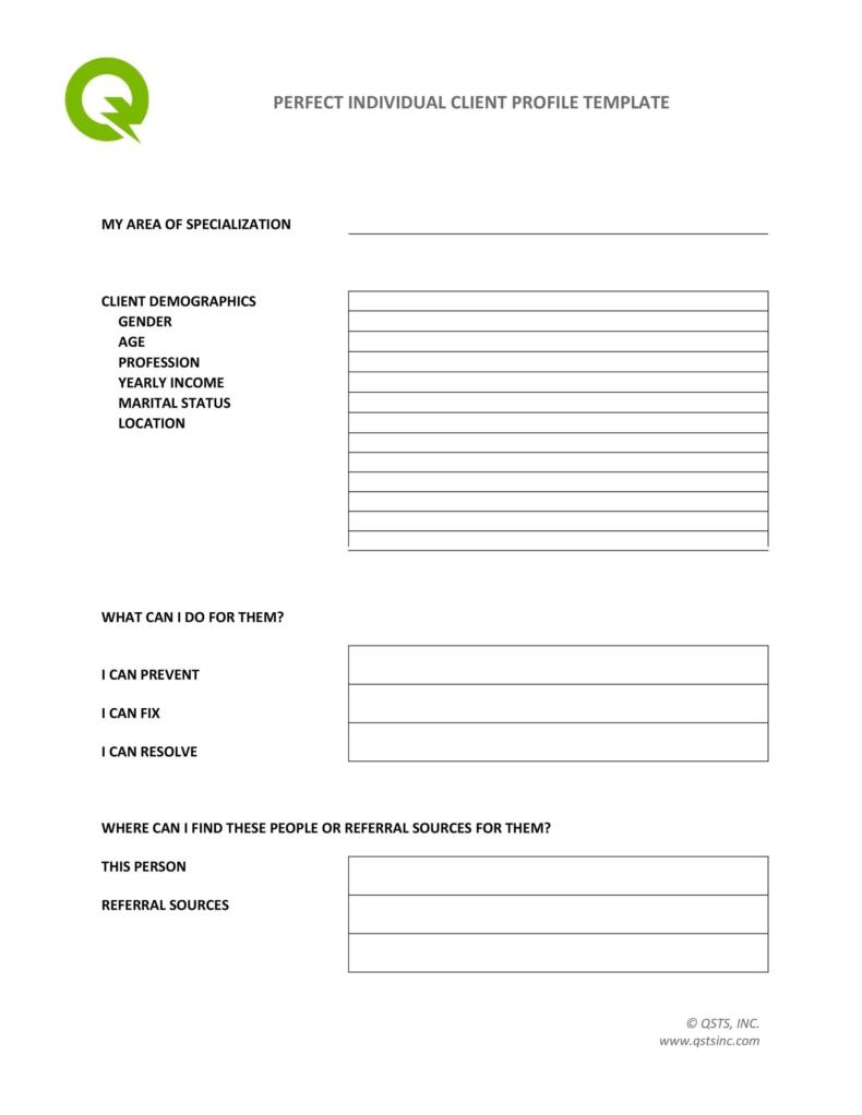 50 Ideal Customer Profile Templates (Word & Excel) ᐅ TemplateLab