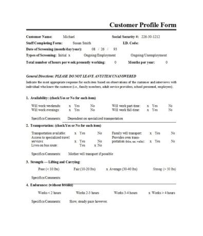 50 Ideal Customer Profile Templates (Word & Excel) ᐅ TemplateLab