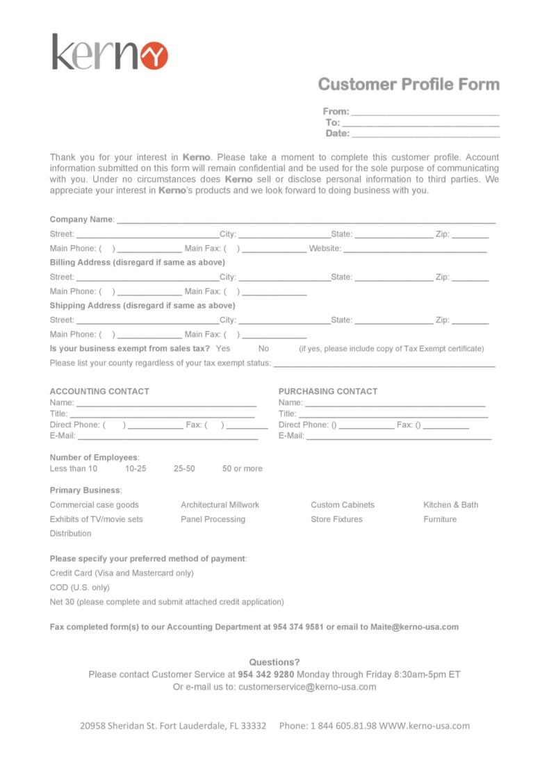 50 Ideal Customer Profile Templates (Word & Excel) ᐅ TemplateLab