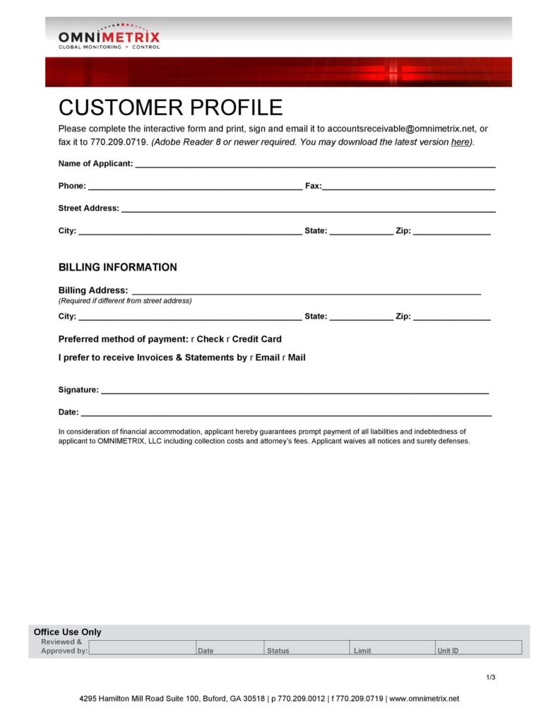 50 Ideal Customer Profile Templates (Word & Excel) ᐅ TemplateLab