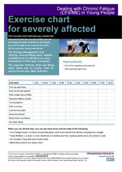46 Printable Exercise Charts (100% Free) ᐅ TemplateLab