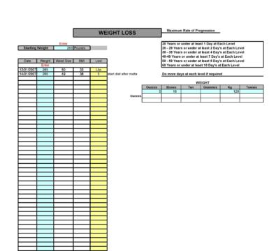 46 Printable Exercise Charts (100% Free) ᐅ TemplateLab