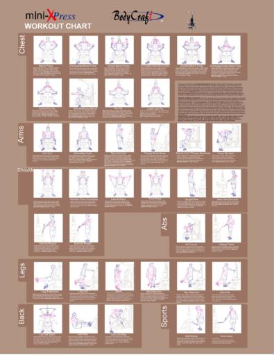 46 Printable Exercise Charts (100% Free) ᐅ TemplateLab