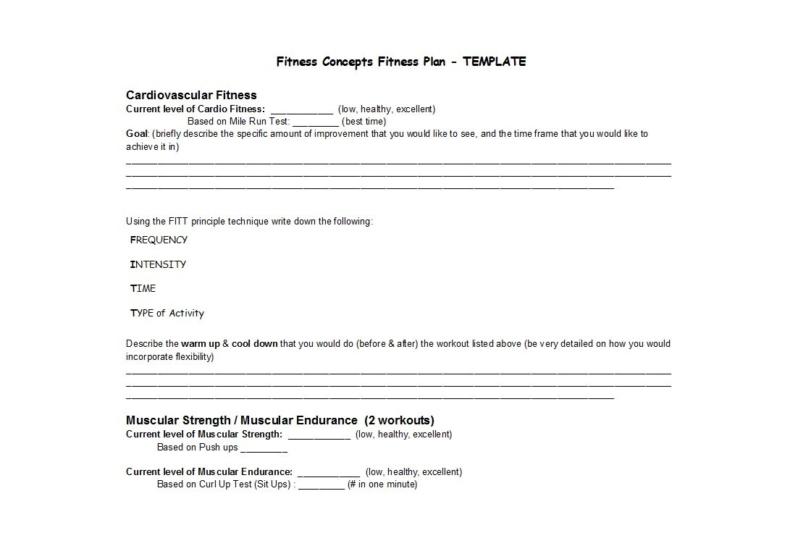 46 Printable Exercise Charts (100% Free) ᐅ TemplateLab