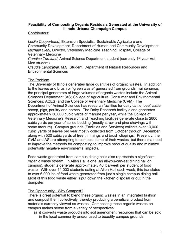 48 Feasibility Study Examples & Templates (100% Free) ᐅ TemplateLab