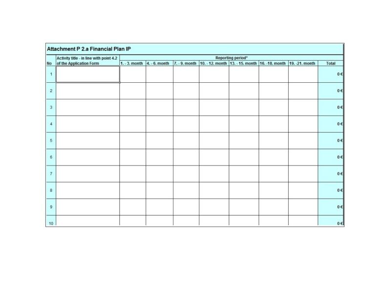 50 Professional Financial Plan Templates [Personal & Business] ᐅ