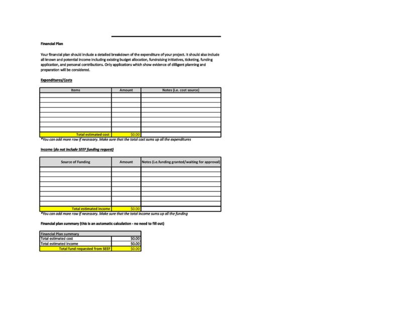 50 Professional Financial Plan Templates [Personal & Business] ᐅ