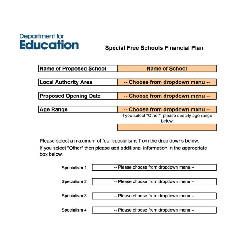 50 Professional Financial Plan Templates [Personal & Business] ᐅ