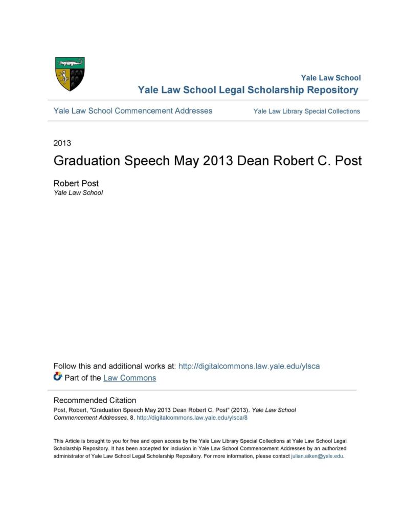 50 Top Graduation Speech Ideas (& Examples) ᐅ TemplateLab