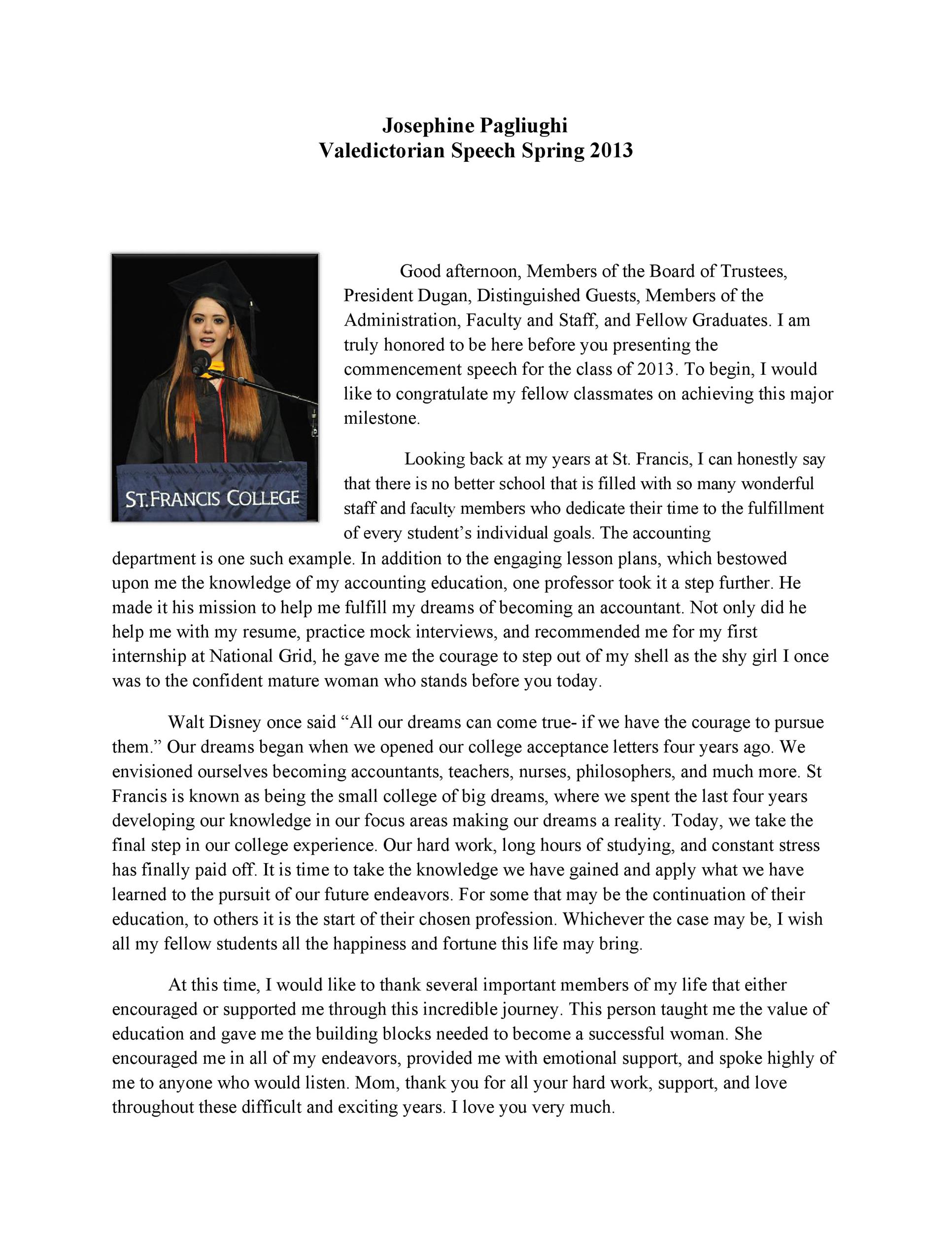 50 Top Graduation Speech Ideas Examples TemplateLab