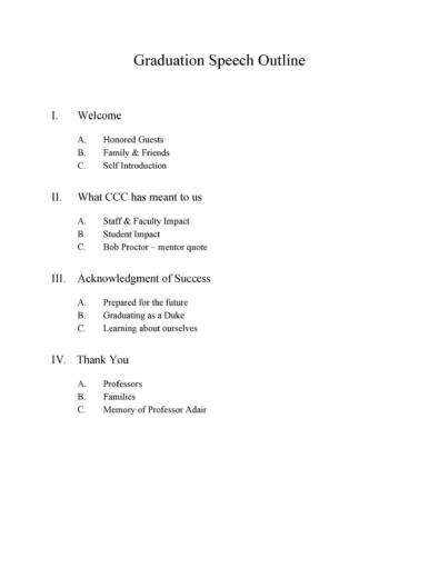 50 Top Graduation Speech Ideas (& Examples) ᐅ TemplateLab