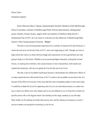 50 Top Graduation Speech Ideas (& Examples) ᐅ TemplateLab