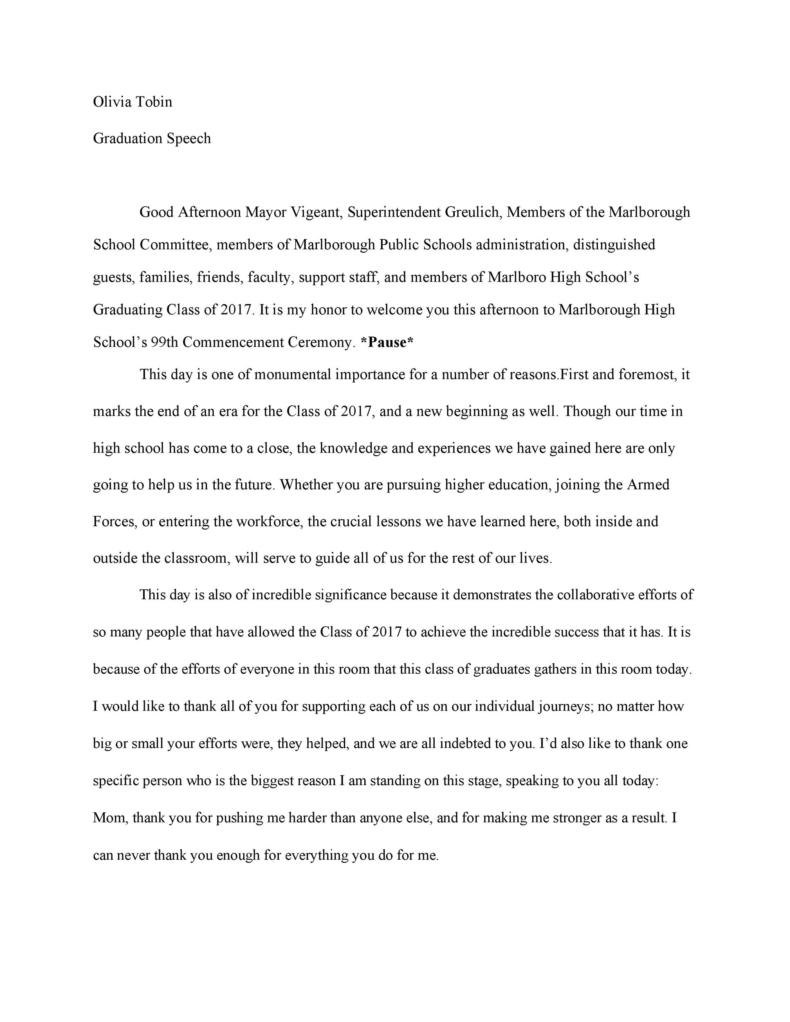 50 Top Graduation Speech Ideas (& Examples) ᐅ TemplateLab