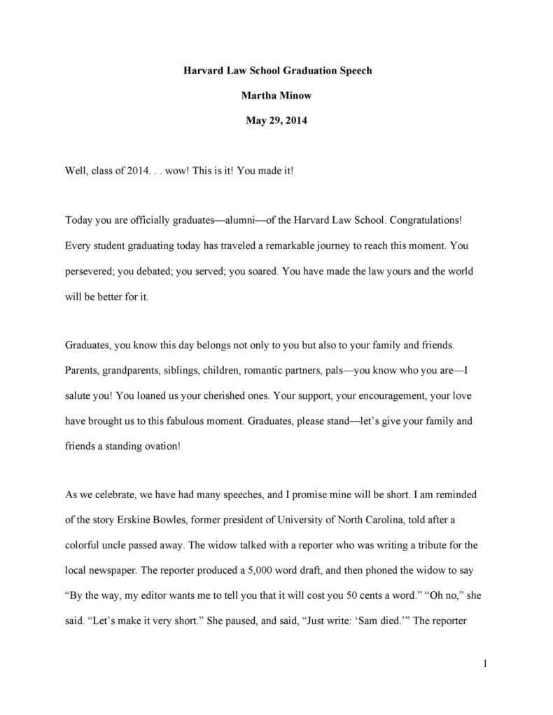 50 Top Graduation Speech Ideas (& Examples) ᐅ TemplateLab