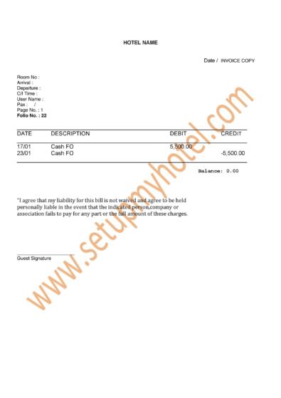 33 [Real & Fake] Hotel Receipt Templates ᐅ TemplateLab