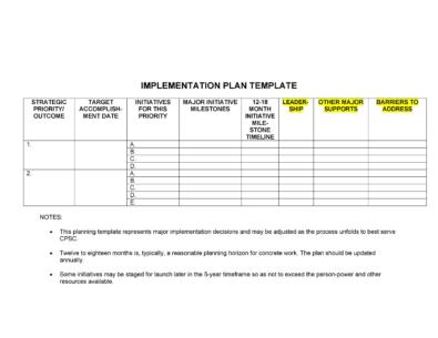 43 Step-by-Step Implementation Plan Templates ᐅ TemplateLab