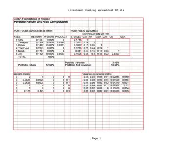 33 Free Investment Tracking Spreadsheets 💰 (Excel) ᐅ TemplateLab