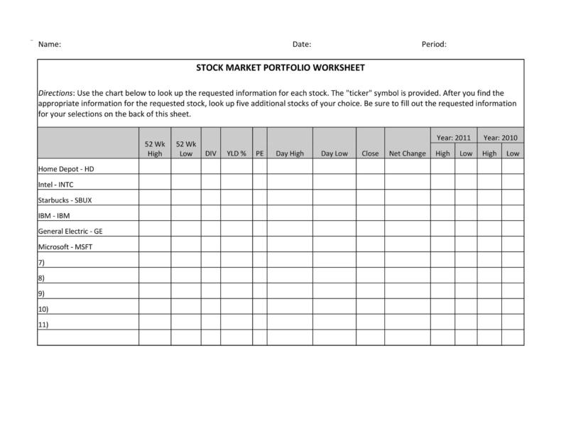 33 Free Investment Tracking Spreadsheets 💰 (Excel) ᐅ TemplateLab